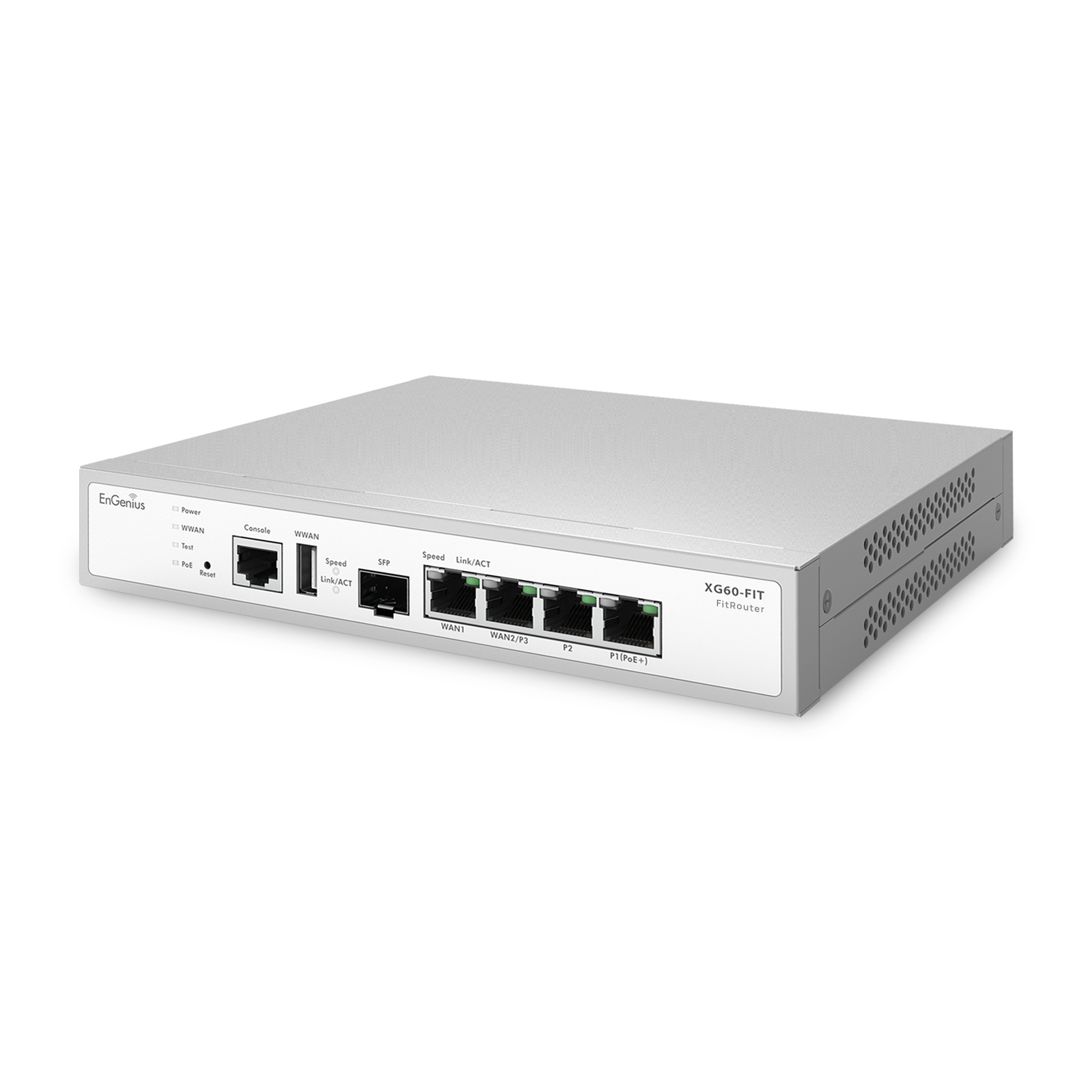 FitXpress 4-Port Gig PoE+ 2.1GHz VPN Router | EnGenius